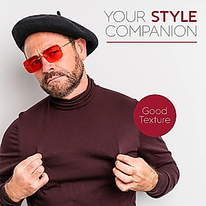 CHAPEAU TRIBE Classic Stretchable Wool Black French Beret