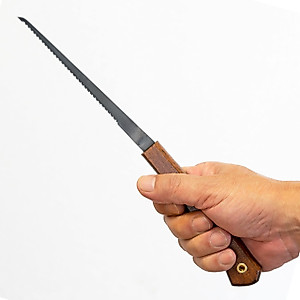 RANSHOU Bonsai Keyhole Saw 4-3/4" Made in JAPAN, Japanese Pruning Saw, Japanese Steel Blade, Wood Handle