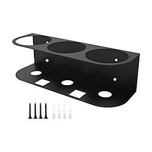 MagiDeal Spray Bottle Holder Wall Mounted,Spray Bottle Rack Multifunctional Storage Rack Bottle Organizer for Home,Shop,Kitchen,Garage, 32cmx11cmx9cm