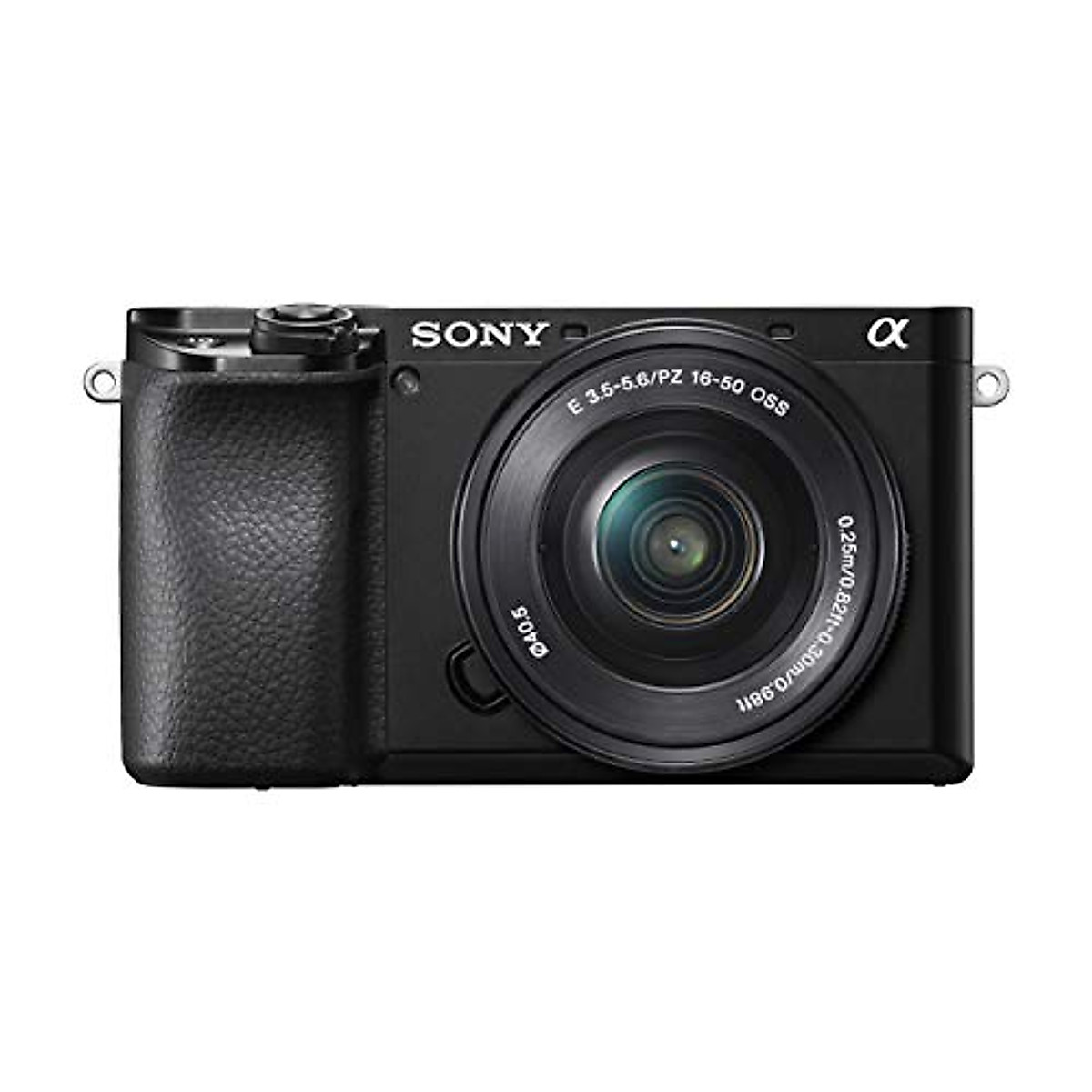 Sony Alpha A6100 Mirrorless Camera with 16-50mm Zoom Lens, Black (ILCE6100L/B)
