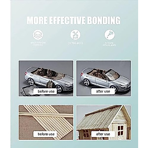 20g Craft Glue, Glue for Model, Instantly Strong Adhesive for bonding DIY Craft, Model, Lego, Scrapbooking, Card Making, Photo, Toy, Decor, Crystal, Metal, Plastic, Rubber, Wood