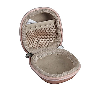 Adada Hard Travel Case for Samsung Galaxy Buds Live/Samsung Galaxy Buds Pro/Samsung Galaxy Buds 2 True Wireless Earbuds (Rose Gold)