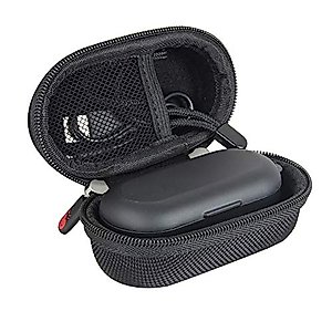 Hermitshell Hard Travel Case for TOZO T10 TWS Bluetooth 5.0 Earbuds True Wireless Stereo Headphones (Black)