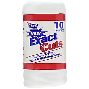 Intex Supply Co W-10001 Exact Cut T-Shirt Paint & Staining Rags 14"x16"