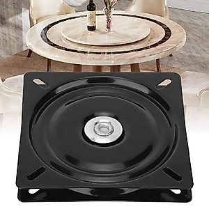 Alvinlite Turntable Bearings Hardware Square Ball Bearing Rotating Turntable Bearing Plates for Rotating Table Serving Tray (6 inch)