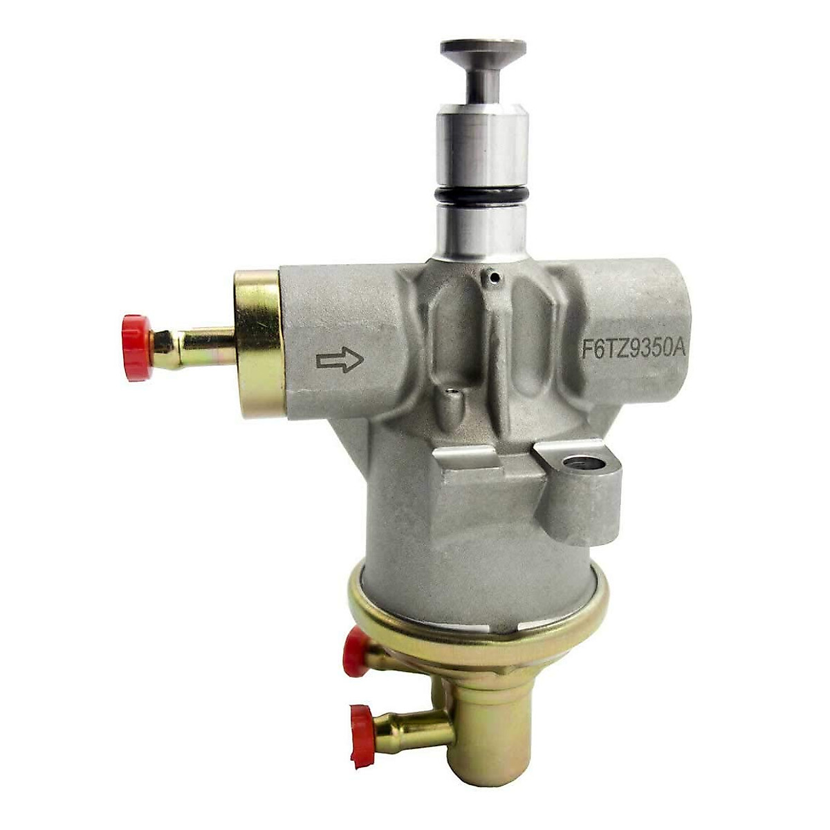 Lift Valley Fuel Pump with Hose Lines Washers Install Kit For 1994-1997 Ford F250 F350 Superduty 7.3L Diesel Powerstroke Replaces OE# F6TZ-9350-A