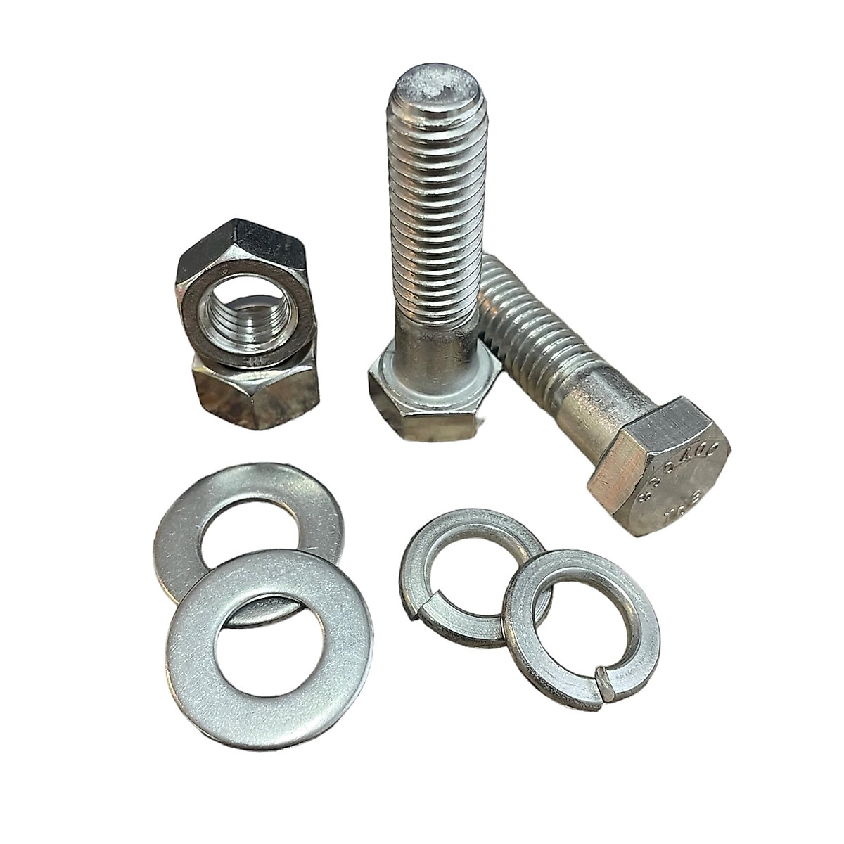 1,250 Piece Stainless Steel 18-8 Coarse Thread Nut Bolt Hex Bolt Hex Head Cap Screw & Washer Assortment with Metal Drawer