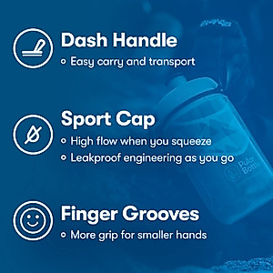 Polar Bottle Kids Insulated Water Bottle – 12oz Fireworks - Engine Red - BPA Free Sport & Bike Water Bottle, Easy Squeeze Bottle Features for Kids