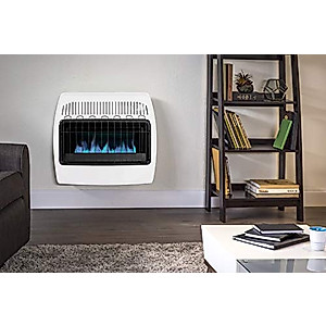 Dyna-Glo 30,000 BTU Liquid Propane Blue Flame Vent Free Wall Heater, White