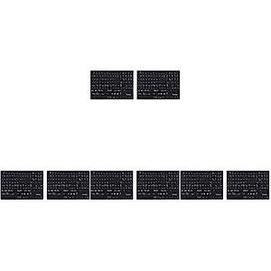SOLUSTRE Laptop Stickers Computer Keyboards 8 Sheets Keyboard Keyboard Letter Stickers Purple Stickers Keyboard Letters Stickers Letters Stickers English Laptop Stickers Computer Keyboards