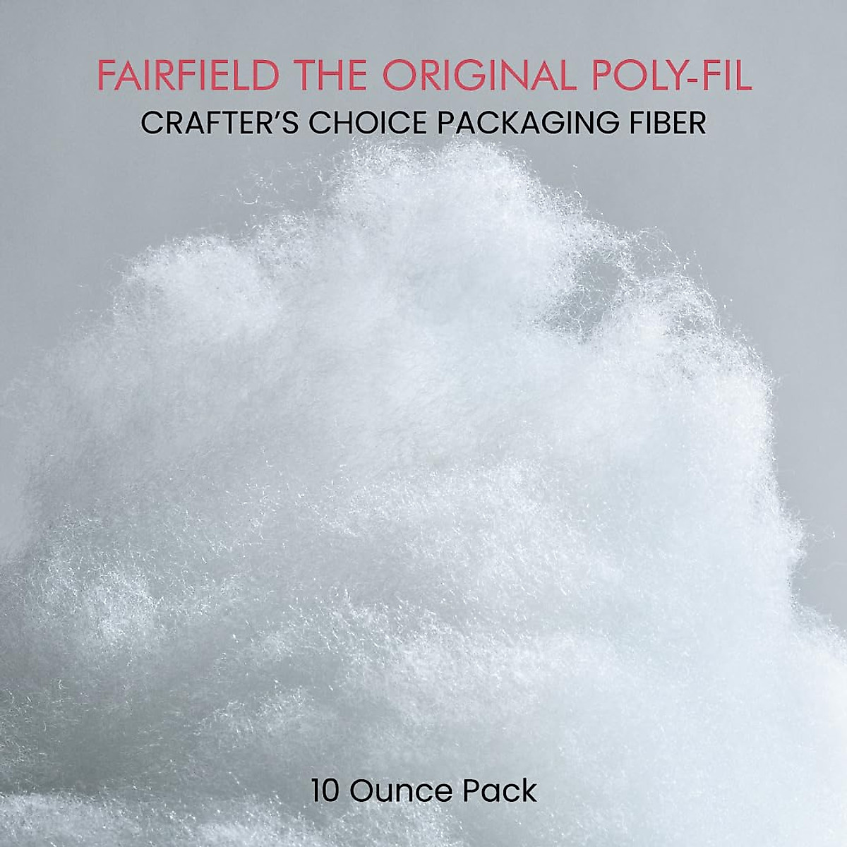 Fairfield Poly-Fil Crafter’s Choice Packaging Fiber, 10 Ounce (Pack of 1), Blue