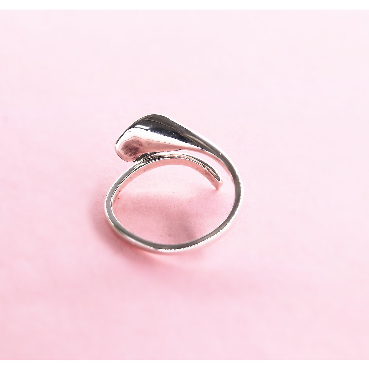 Helen de Lete Vintage 3D Calla Flower 925 Sterling Silver Ring For Women