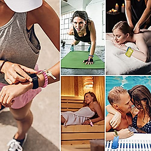 6PCS Stretchable Wristband Wristlet Keychain Wrist Key Chain Wristlet,Spring Flexible Spiral Wrist Coil ​Wrist Band Bracelet Key Holder Spring O Ring for Sauna Gym Pool ID Badge and Outdoor Sports