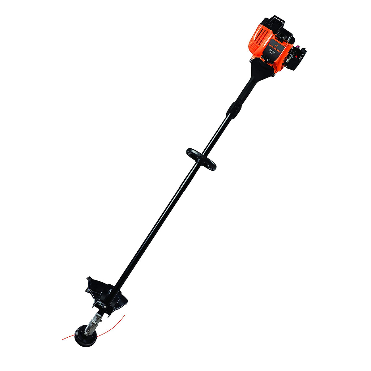 Remington RM25S 25cc 2-Cycle 16-Inch Straight Shaft Gas Powered String Trimmer - Lightweight Weed Wacker for Lawn Care, Orange