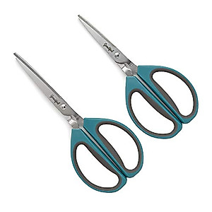 Goodful All Purpose Kitchen Shears, Heavy Duty Stainless Steel Scissors, Comfort Grip, Micro-Serrated