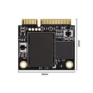 KingSpec 256GB High Size mSATA SSD, Super Speed Internal Solid State Drives SATA3 6Gb/s + 3D NAND Flash Technology (30x26mm,256GB)