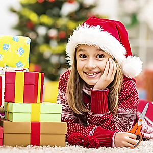 Scissors, Hnncugty 8" Scissors All Purpose Bulk Set of 6-Pack, Sharp Scissors for Office School Supplies Student Teacher Scissors Home Art Craft Sewing Fabric Scissor, Comfort Grip, Right/Left Handed