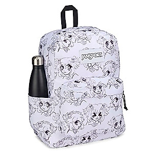 JanSport Superbreak Plus Backpack - Work, Travel, or Laptop Bookbag with Water Bottle Pocket, Manga Mood