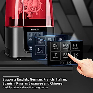 ELEGOO Mars 3 Resin 3D Printer and ELEGOO ABS-Like Resin Grey 500g