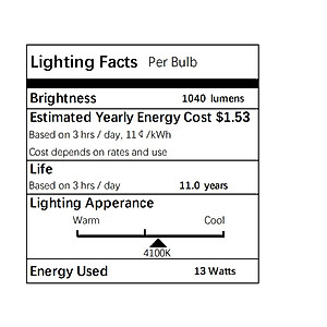 UNITEDLUX 3Pack PLC-13W 4 Pin G24q-1,Double Tube, Compact Fluorescent Light Bulb - Replaces Sylvania 20671 CF13DD/E/835 - Philips 38327-3 PL-C 13W/835/4P/ALTO and GE 97596 F13DBX/835/ECO4P(3)