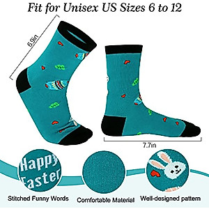 Easter Basket Stuffers for Teens, Easter Day Socks for Women, Unisex Novelty Funny Socks Holiday Socks for Girls