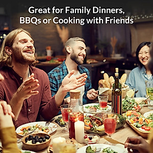 Ausker - Grill Pan, Non Stick for Perfectly Cooked Meat and Steak, Works on any Hob including Induction, Electric and Gas (28cm x 28cm)