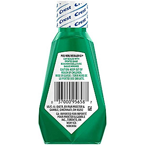 Crest Scope Mouthwash, Classic Mouth Rinse, Travel Size 1.2 Ounces (36ml) - Pack of 12