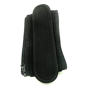 VEKEFF Headband Pad Set Headband Protector with Zipper Compatible with Skullcandy Bose B JBL ATH Hyperx Headphones (Fabric Black)