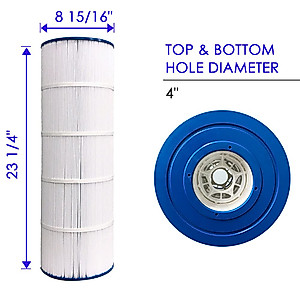 ClurTech FRX-8412 Hayward Star-Clear Plus C1200 PA120 C-8412 FC-1293 CX1200RE WW 817-0125N Replacement Pool or Spa Filter Cartridge, Pack of 1, White