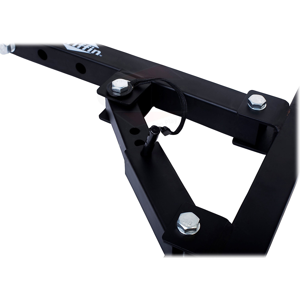 Premium PA Speakers Wall Mount Brackets By GRIFFIN | Set Of 2 All Steel Pro-Audio Speaker 35mm Pole Holder | Securing Locking Pin & 3 Horizontal Level Tilt Adjustments | On Stage Studio Monitor Stands