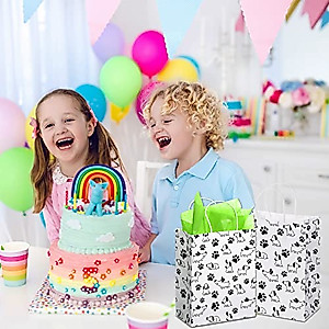 10.6 x 8.3 x 4.3 Inches Puppy Dog Paw Print Treat Bags with Twist Handles and Tissue Paper 19.7 x 13.8 Inches Assorted Wrapping Paper for DIY Crafts Holiday Christmas Birthday Party Favor (25 Pack)