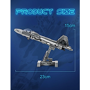 SEMKY Military Series F-22 Raptor Fighter Jet Air Force Building Block Set (626 Pieces) -Building and Military Toys Gifts for Kid and Adult