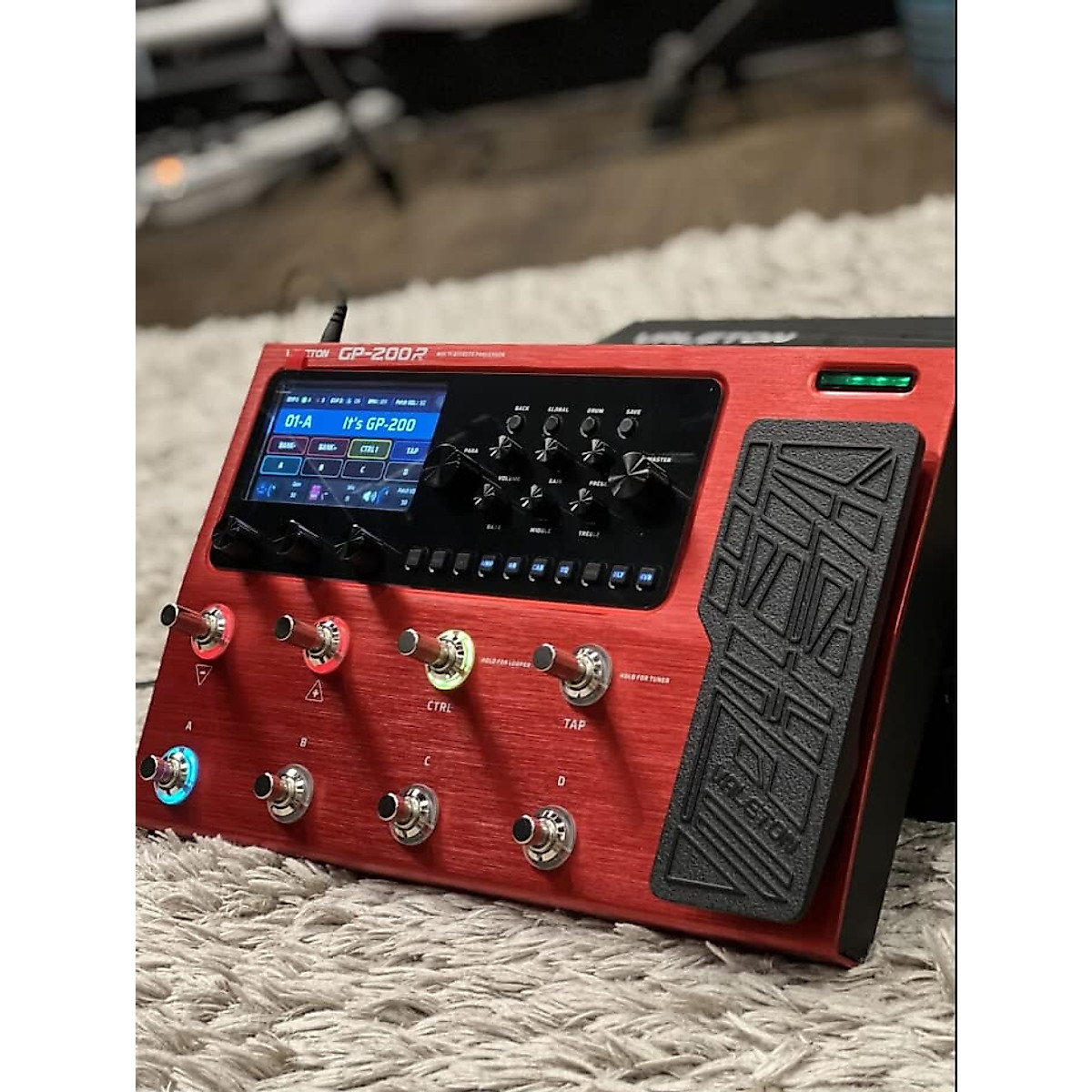 Valeton GP200R Multi Effects RED + Gig Bag Black Bundle