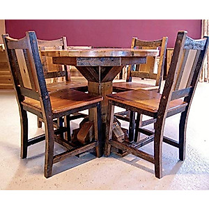 Round Barn Wood Dining Table