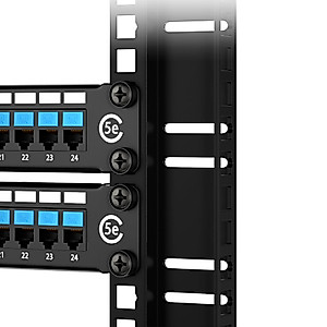 Lancher 60-Pack M6 x 16mm Screws and Cage Nuts for Server Shelf Cabinets Rack Mount 1U 2U 6U 12U Rack Screw cage nut - Black