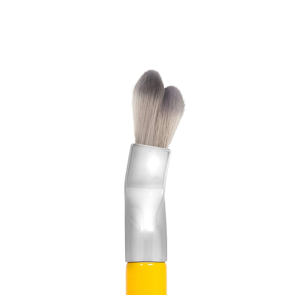 Bdellium Tools Professional Makeup Brush - Studio Series 972 Large Rounded Double Dome Blender - With Soft Synthetic Fibers, For Foundation Application & Blending (Yellow, 1pc)