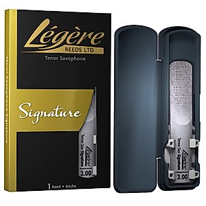 Légère Reeds - Tenor Saxophone Reed, Signature, Strength 2.00 (TSG2.00) - Premium Synthetic Woodwind Reed