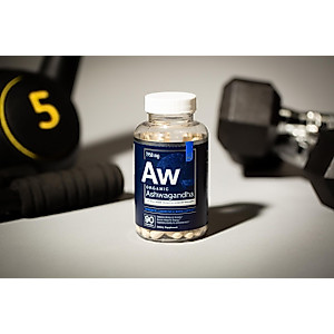 Essential Elements Ashwagandha Root 1950mg with Black Pepper Extract for Absorption 90 Vegan Capsules