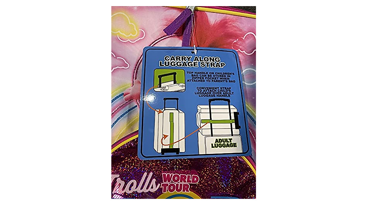Trolls World Tour 18" Rolling Luggage - Fun & Colorful