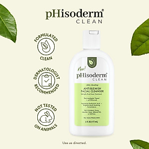 pHisoderm® Clean Anti-Blemish Facial Cleanser - 6 Fl Oz