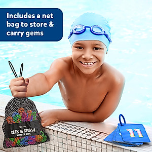 Skillmatics Seek & Splash Diving Gem Toys - Swimming Pool Toys for Kids, Search and Find Math Game, Gifts for Boys & Girls Ages 6, 7, 8, 9 & Up