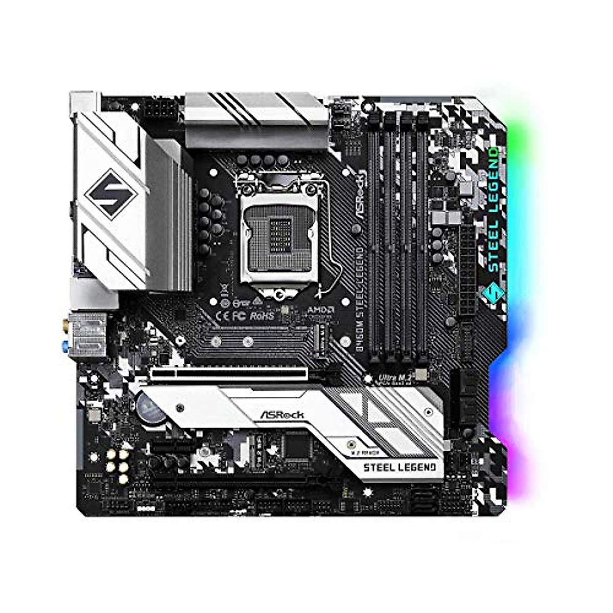 ASROCK B460M Steel Legend Supports 10th Gen Intel® Core™ Processors(Socket 1200) Motherboard