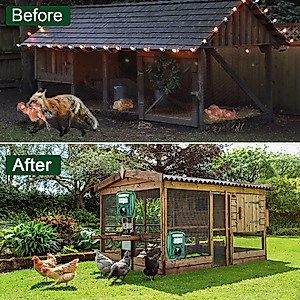 Ultrasonic Animal Repeller Outdoor Solar Animal Repellent with Motion Sensor Cat Repellent Outdoor Waterproof to Repel Dog Raccoon Fox Rabbit Deer Coyote Squirrel Skunk Repellent