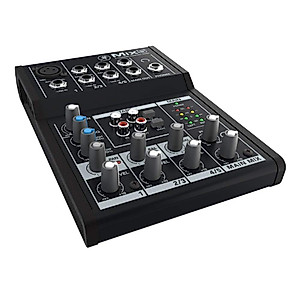 Mackie Mix5 5-Channel Compact Mixer Bundled with Knox Gear 20ft. XLR Cable and 3.5mm TRs to Dual 1/4" TS Breakout Cable (3 Items)