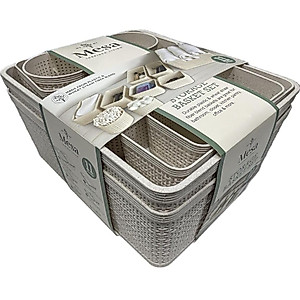 Generic mesa storage basket set