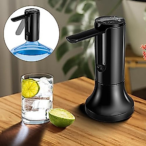 Souroyea Water Dispenser for 5 Gallon Bottle, Desktop 5 Gallon Water Dispenser with Detachable Base, Water Cooler Dispenser, Water Jug Dispenser, Portable Water Dispenser for Universal 1-5 Gallons