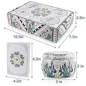 Scented Candles Gift Set, Natural Soy Wax, Stress Relief Gifts for Women, 6 Pack 5.65Oz Aromatherapy Candle, 150H Lasting Burn, Ideal Gifts for Birthday, Mother's Day, Thanksgiving