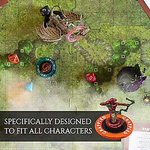 Kraftex DND Condition Rings [96pcs]: DND Accessories for Dungeon Masters to Track DND Spell Effects. Condition Markers D&D Accessories use as DND Tokens, DND Ring, DND Status Markers or DM Tools.