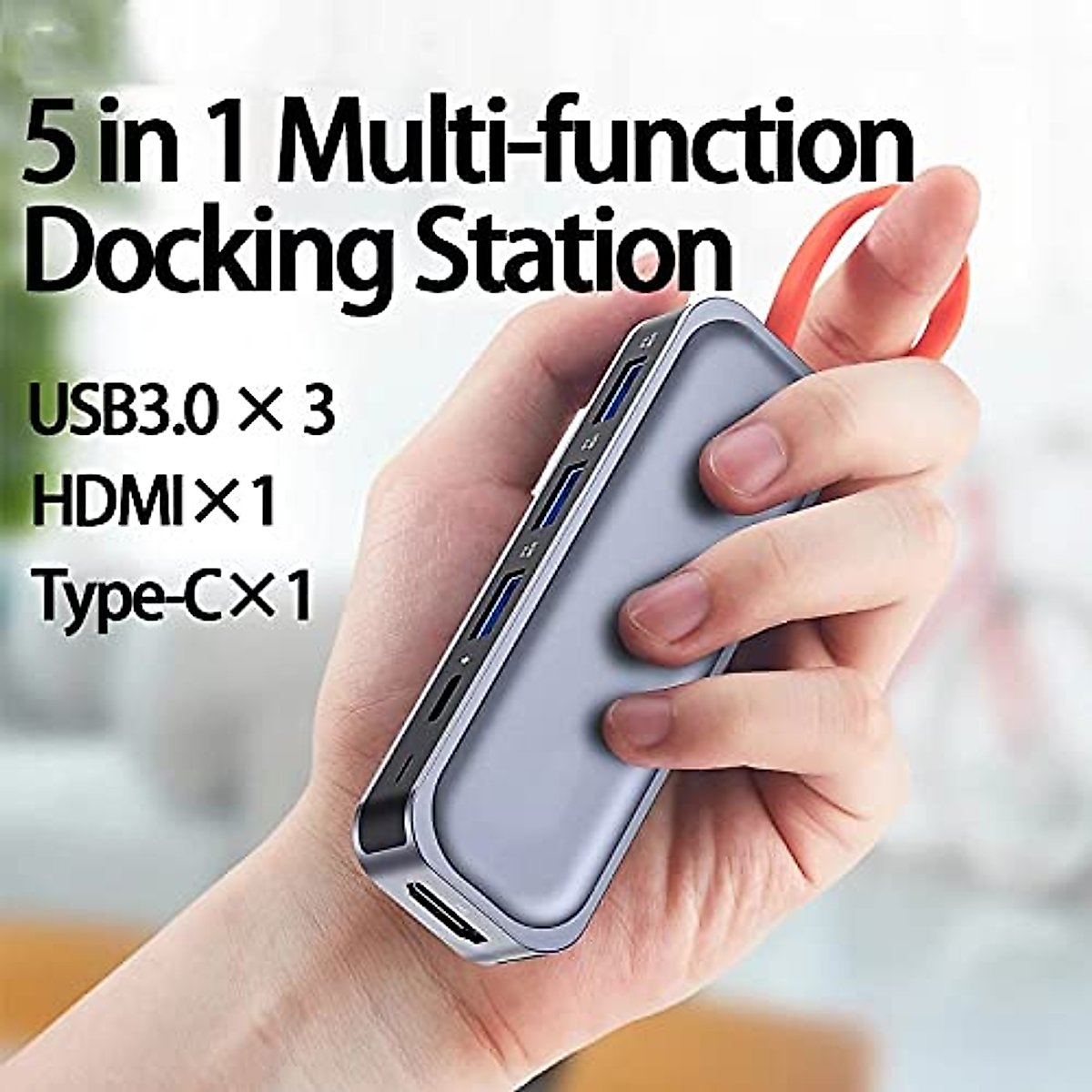 WPYYI USB C Hub HDMI with PD Power Adapter for Laptop Type C Docking Station for Phone USB Splitter 100W with 4K Output‘