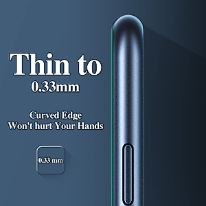 Kesuwe [3 Pack] Screen Protector for Motorola Moto G7 Power, G7 Optimo Maxx, G7 Supra Tempered Glass, 9H Hardness, Anti Scratch, No Bubble, Easy to install, Case Friendly